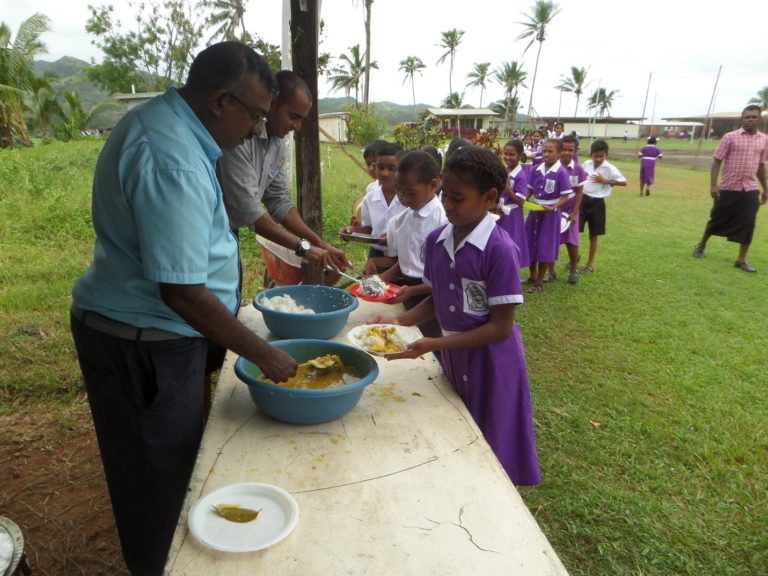 TISI Sangam Fiji Foundation funding the school lunch and Schools bags ...