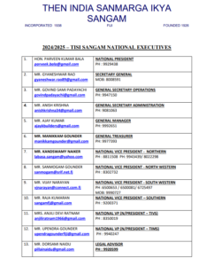 Sangam National Executives - SANGAM FIJI